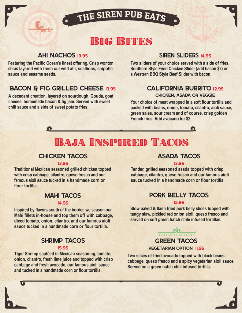 Food - The Siren, Morro Bay, CA